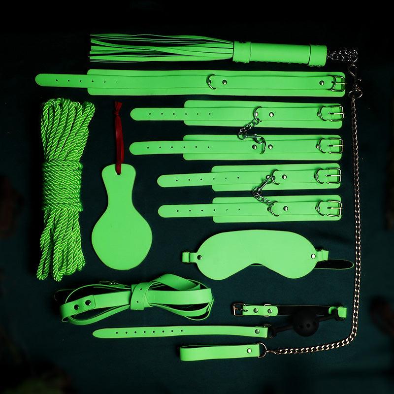 Mizzzee Luminous Sm Set Fluorescent Bondage Kit Intimate Goods